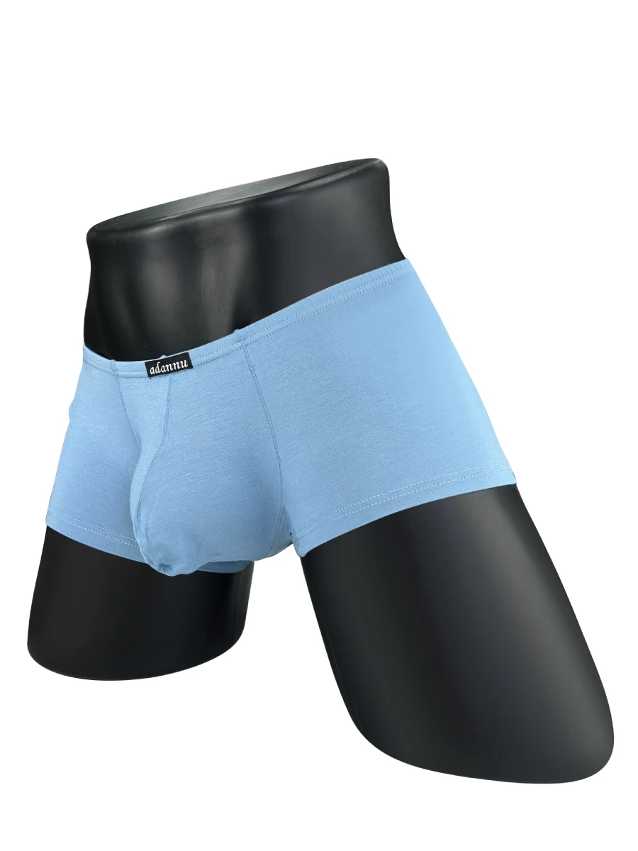Sexy Men's Seamless Sissy Ice Panties Boxers Shorts Man Slim Fit Modal ...