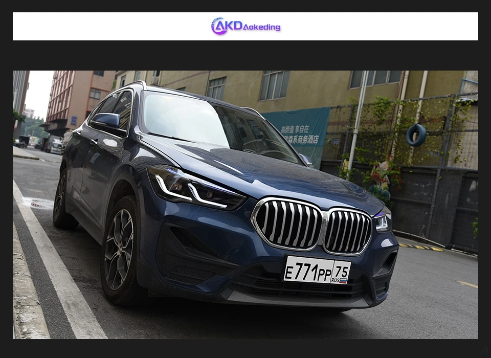 Car Lights For Bmw X1 Led Headlight Porjector Lens 2017-2021 F48 Head ...