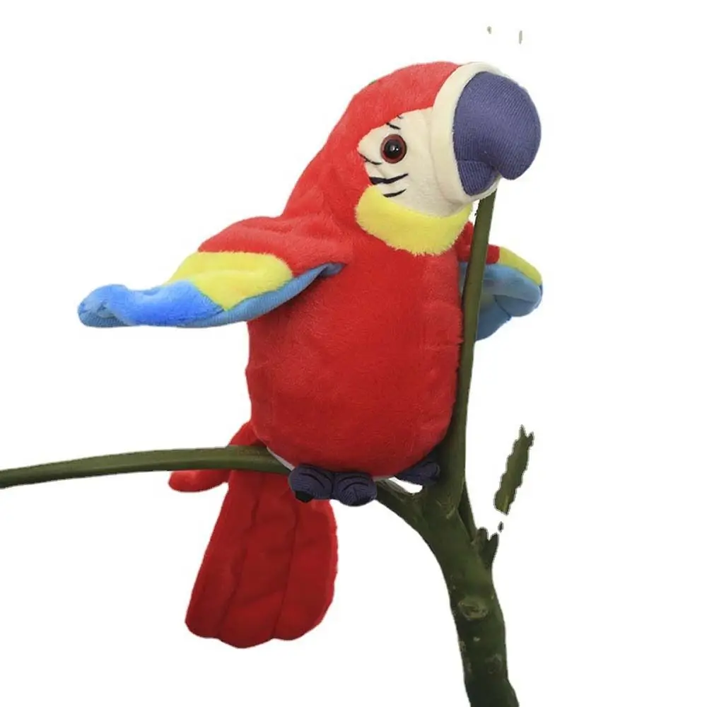 Recording Repeat Speaking Parrot Plush Doll Electronic Plush Stuffed ...