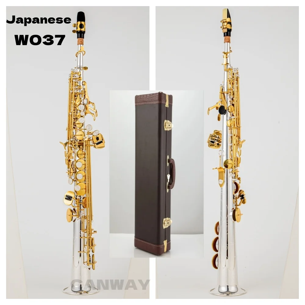 Japanese-WO37-Soprano-Saxophone-One-On-One-Tone-Bb-Professional ...