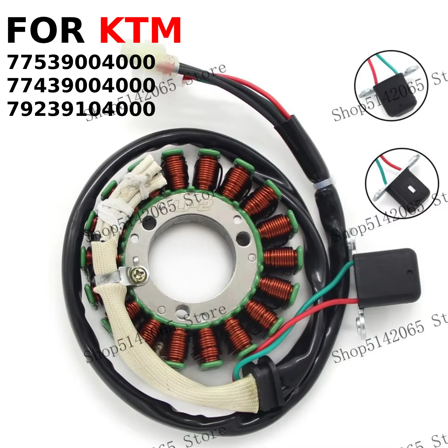 Motorcycle Stator Ignition Generator Coil For KTM 250 350 450 500 XCF-W ...