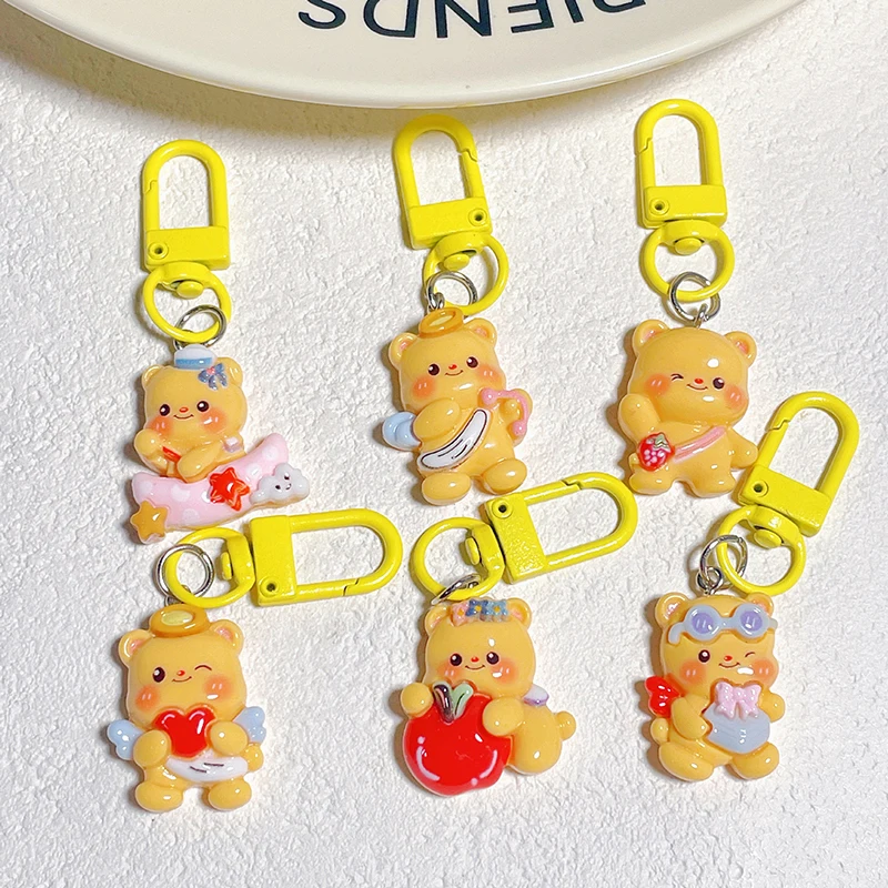 Cute-Thailand-Butter-Bear-Keychain-Stuffed-Butterbear-Doll-Keychain ...