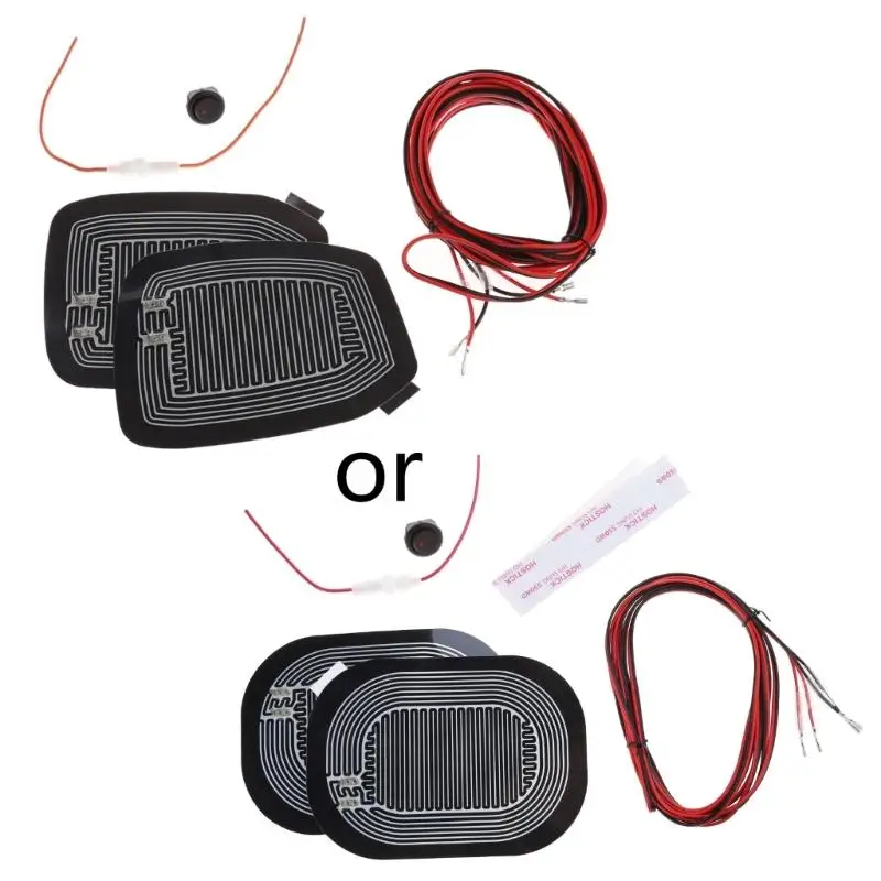 12V-Car-Rearview-Mirror-Heater-Quick-Warmer-Electric-Glass-Heating-Pad ...