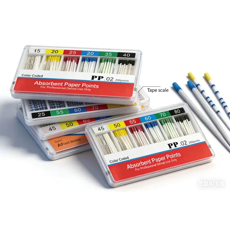 10boxes Dental Gutta Points taper 04 02 06 Endodontics Absorbent Paper ...
