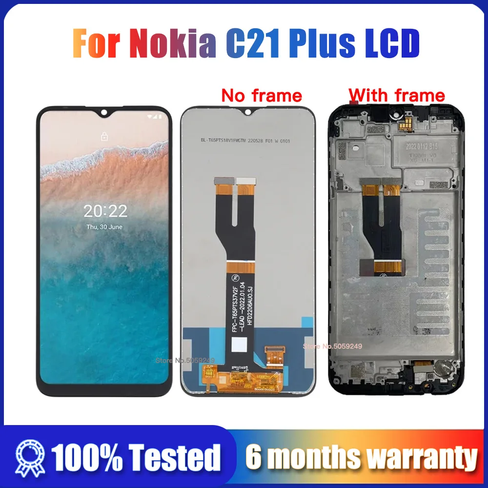 6.52" Original LCD For Nokia C21 Plus TA-1426 TA-1424 LCD Display Touch ...