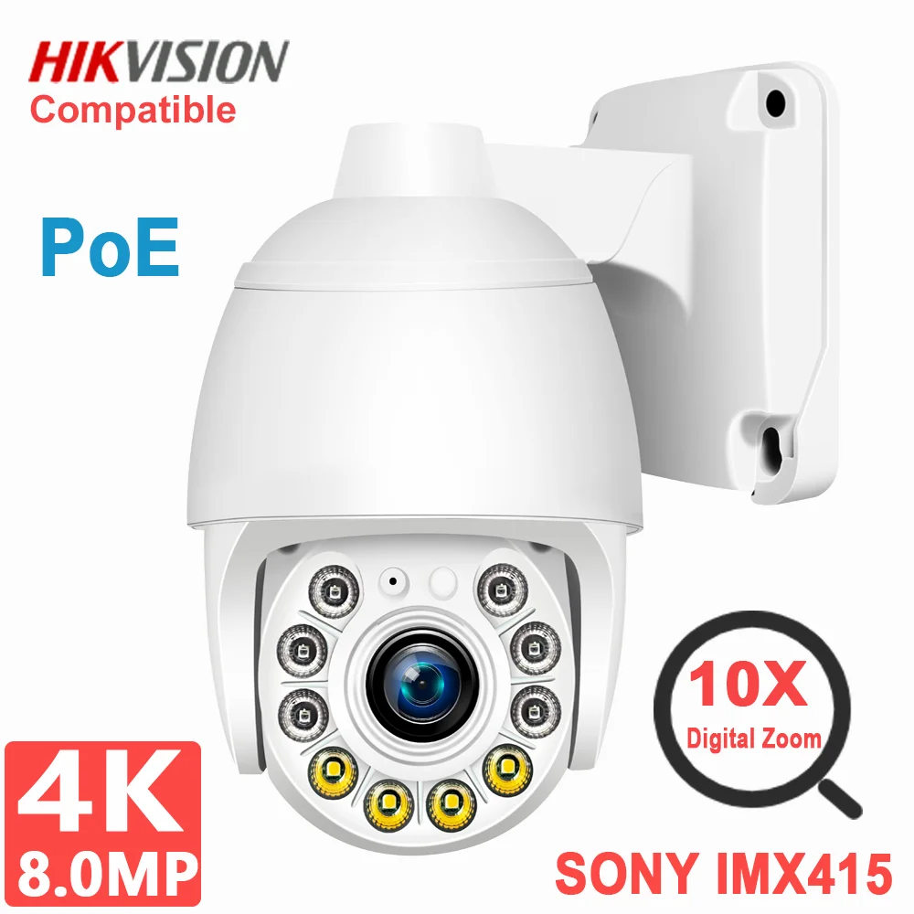 6MP-8MP-4K-Mini-POE-IP-PTZ-Security-Camera-10X-Digital-Zoom-H-265 ...