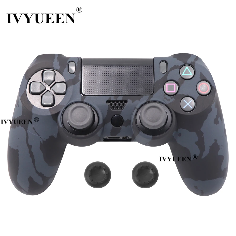 IVYUEEN-Étui de protection en silicone pour manette sans fil Sony ...