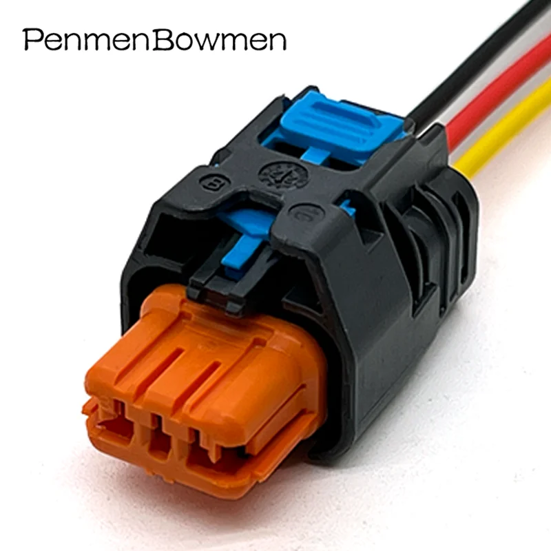 1 Set 3 Pin Auto Wheel Speed Sensor Electrical Cable Connectors Female ...