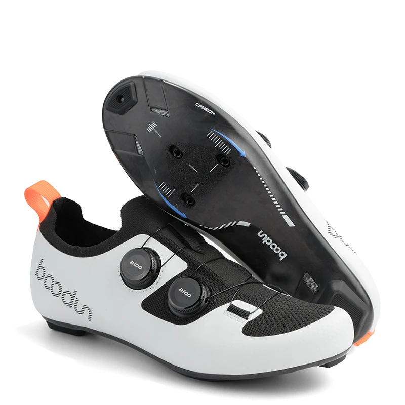 Road cycling shoes, carbon fiber ultra lightweight sole, breathable ...