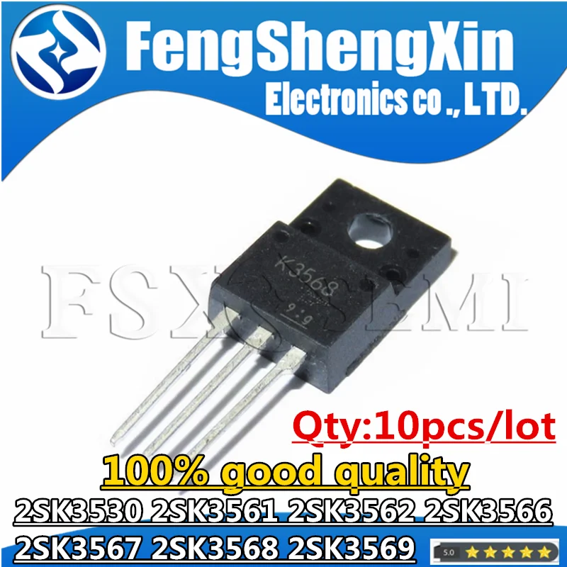 10pcs-2SK3568-TO-220F-K3568-TO-220-2SK3569-K3569-2SK3567-K3567-2SK3566 ...