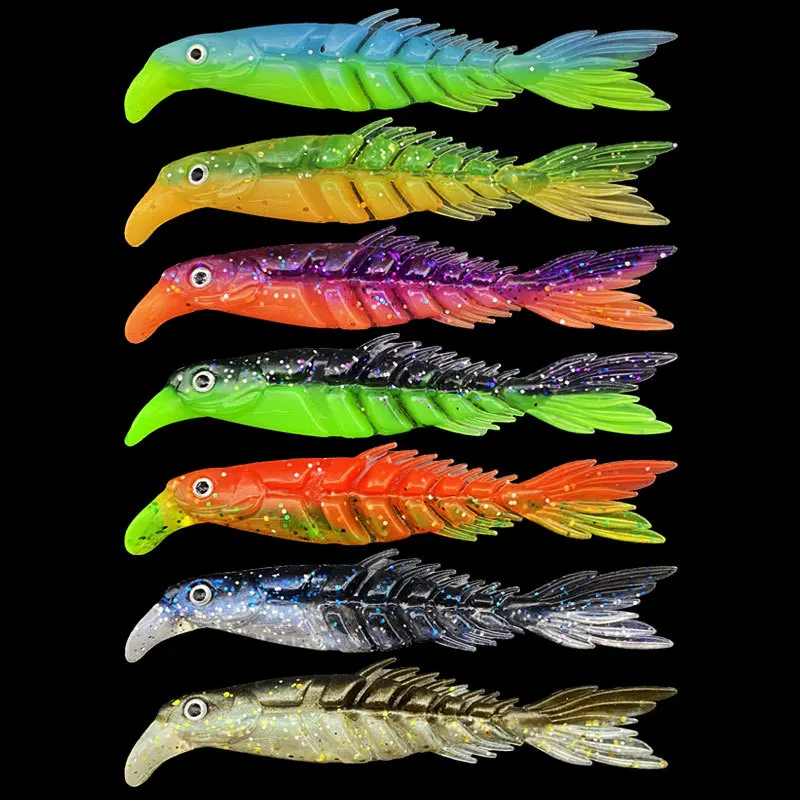 Sea-Yolo-2-pz-13cm-3-pz-10cm-Multi-Segment-Bone-Fish-artificiale ...