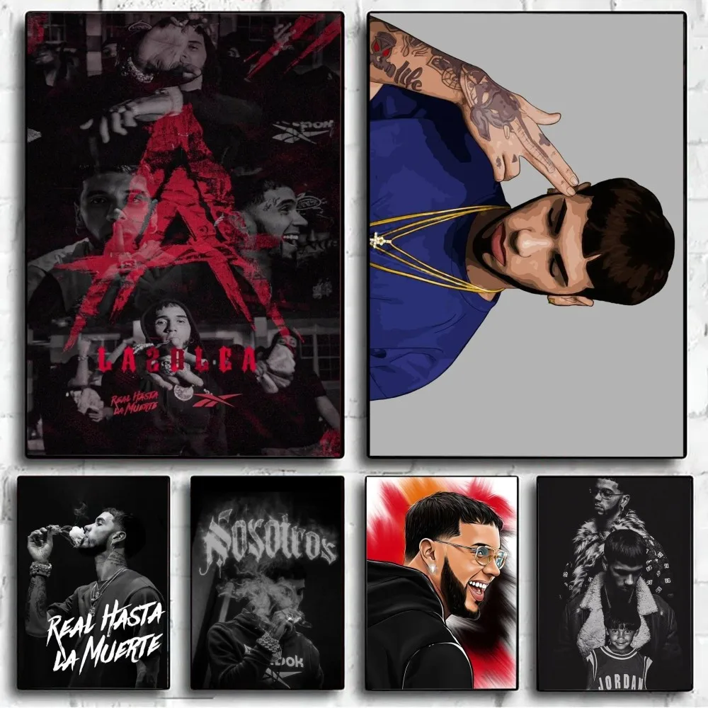 Poster-lengket-film-Hip-Hop-Rapper-Anuel-AA-Poster-Kraft-Club-Bar-Paper ...