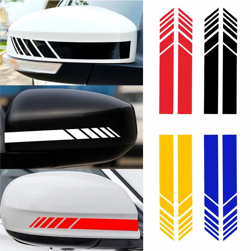 Car-Stickers-Rear-View-Mirror-Stripes-For-VW-Polo-Passat-B5-B6-CC-GOLF ...