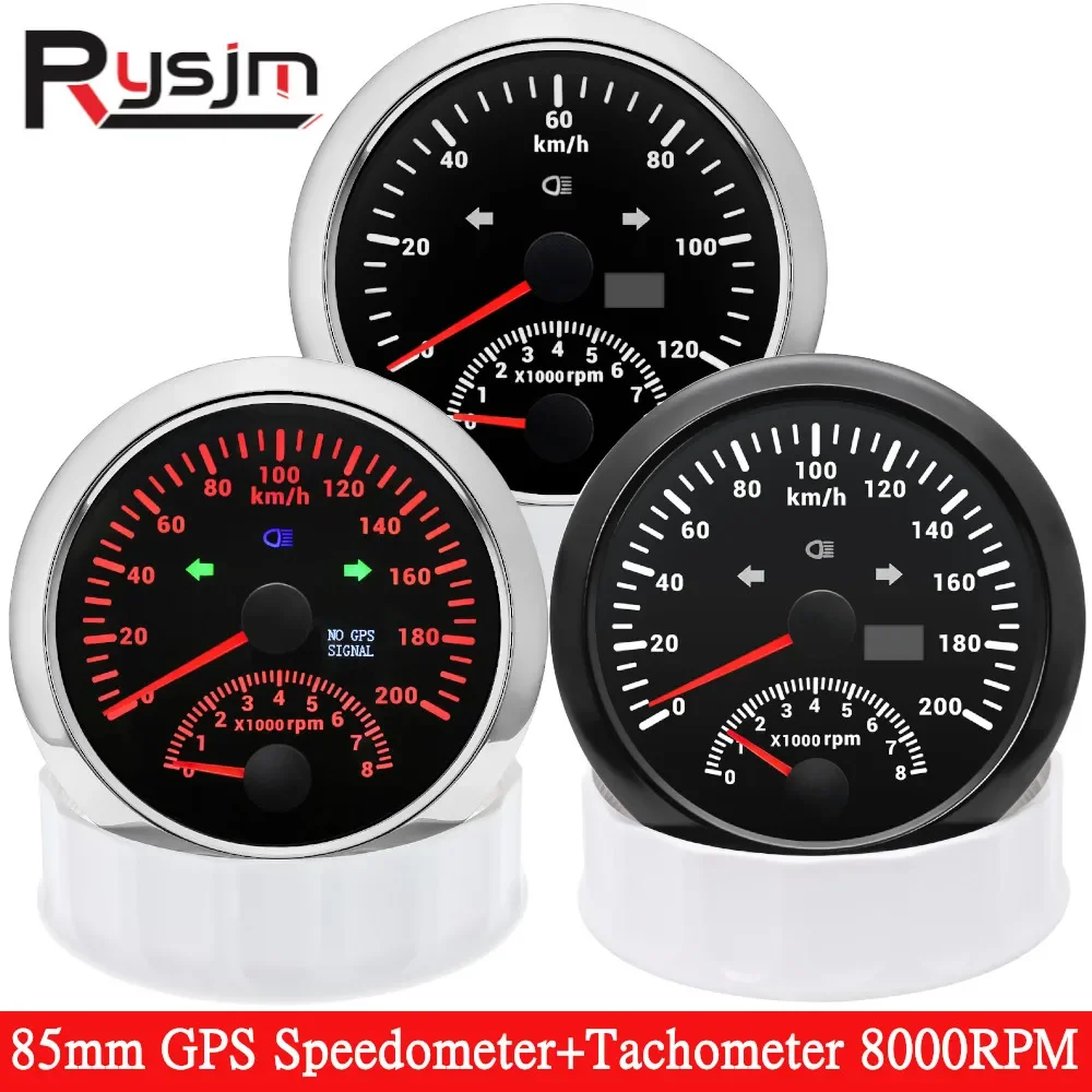 Veloc-metro-GPS-Digital-para-coche-tac-metro-con-Sensor-Tacho-HD-200-KM ...