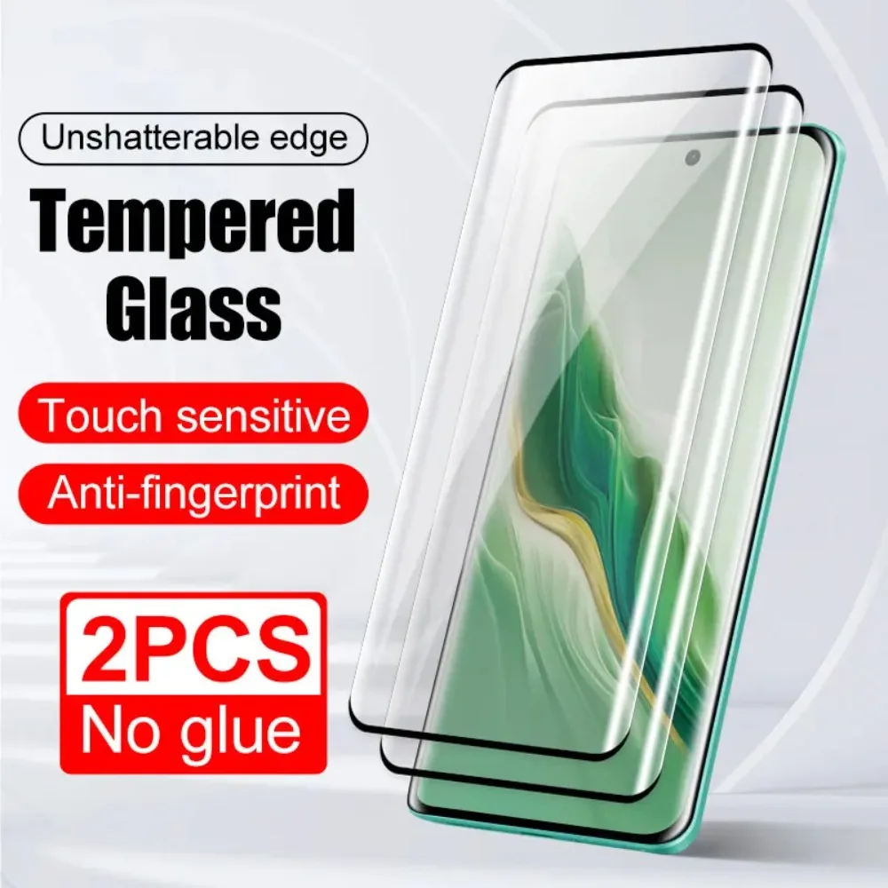 2Pcs Tempered Glass Phone Screen Protector for Honor 200 100 90 Pro 80 ...
