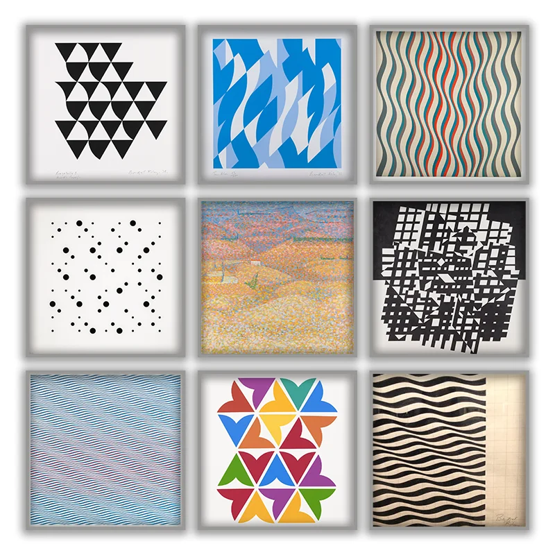 Exploring Bridget Riley’s Op Art and How to Choose the Perfect Wall Art ...