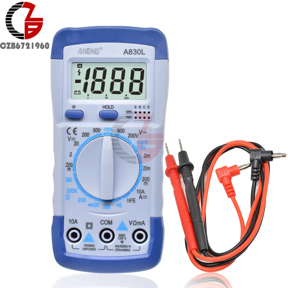 A830l Digital Multimeter Manual - Ac Dc A830l Lcd Digital Multimeter ...