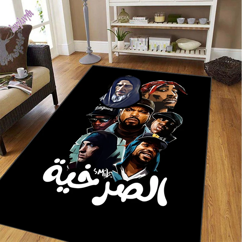 Alfombra-antideslizante-con-estampado-de-estrella-de-m-sica-de-Hip-hop ...