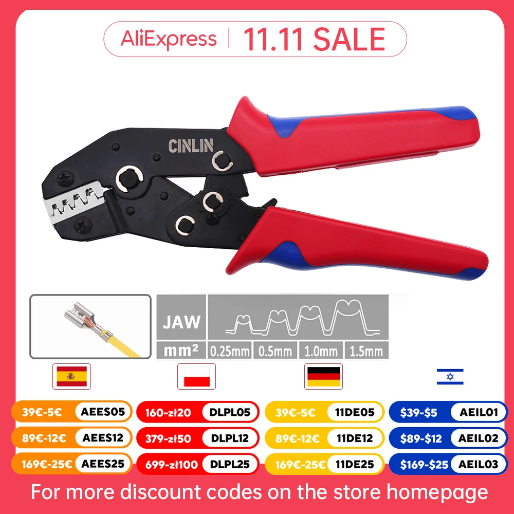 DuPont-Terminals-Crimp-Pliers-Interchangeable-Dies-Wire-Crimper ...