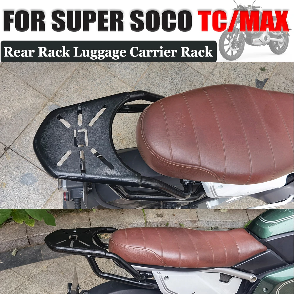 Motorcycle-Rear-Seat-Rack-Luggage-Carrier-Rack-Cargo-Holder-Support ...