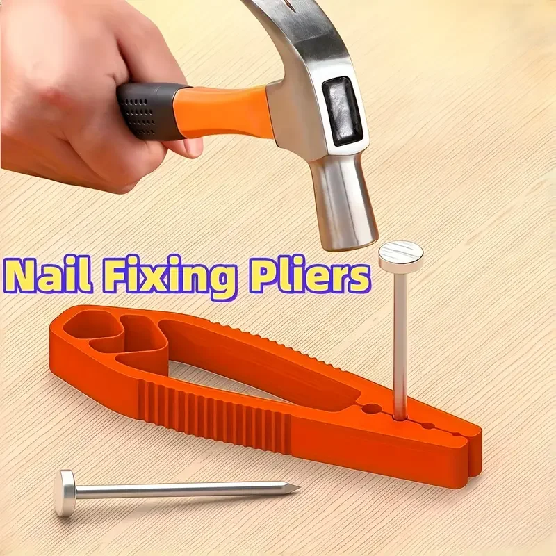 3-Color Portable Nail Fixing Tool - Woodworking Clamp for Nails ...
