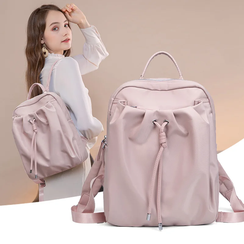 Bag-for-Woman-Aesthetic-Backpack-Fashion-Design-Girl-Bags-Pleated ...