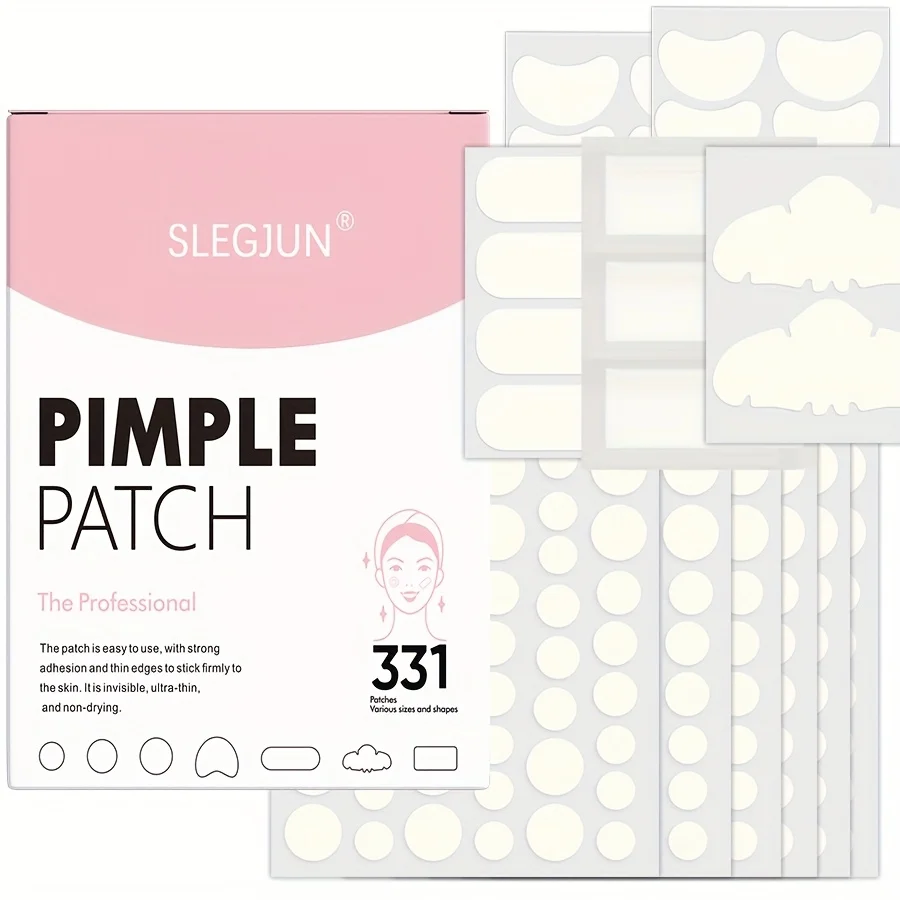 Large Pimple Patches for Face, Hydrocolloid Acne Patches, Variety ...