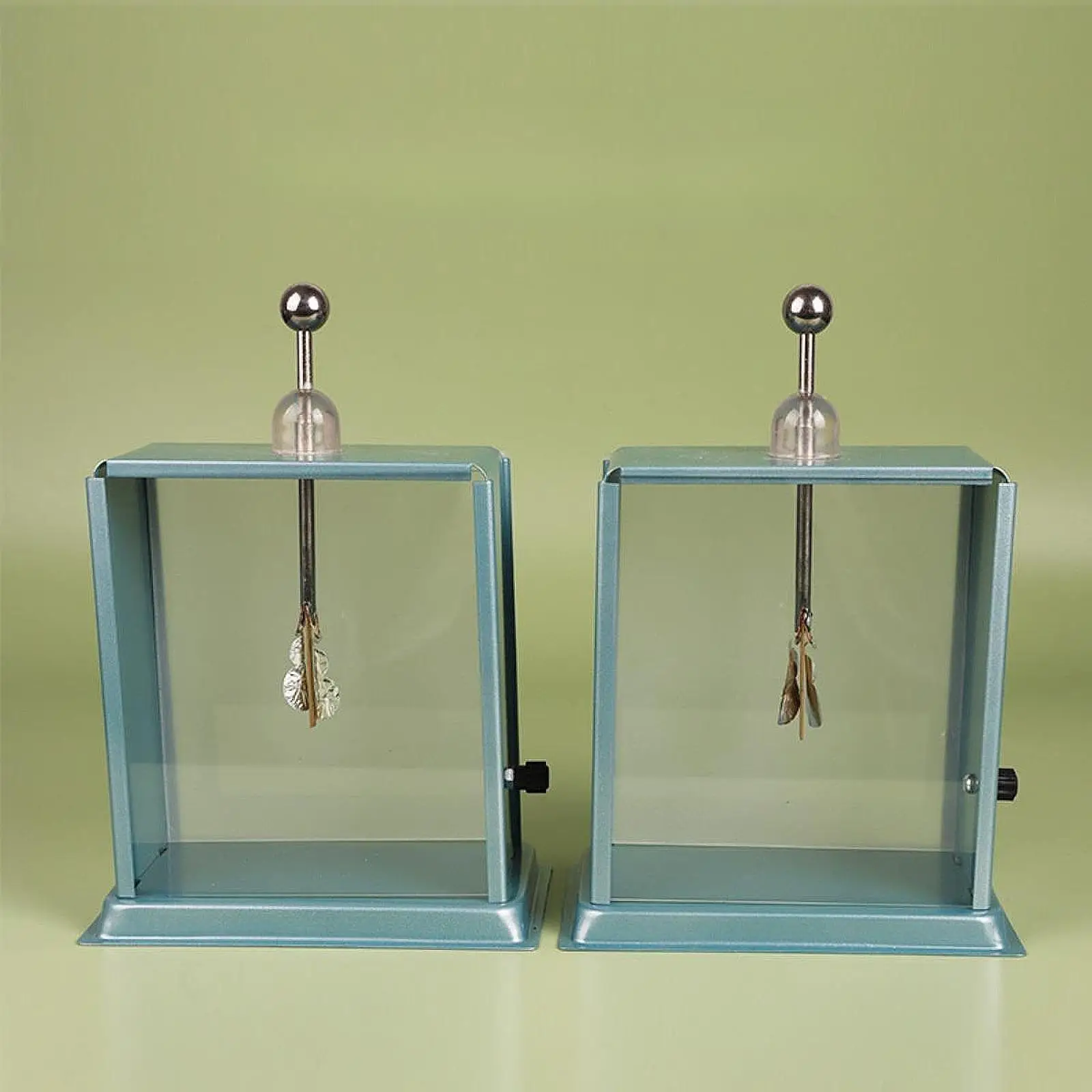 2Pcs Foil Electroscope Electrostatic Experiment Educational Tool ...