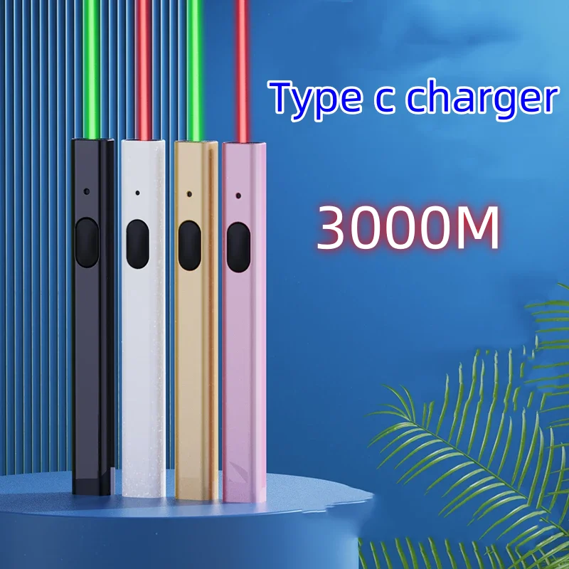 JSHFEI-laser-pointer-pen-USB-Charging-Sight-Pointer-PenGreen-laser-pen ...