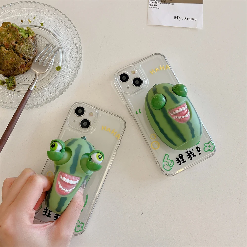 Cartoon-3D-stress-relieving-toy-phone-case-suitable-for-iPhone-15-14-13 ...