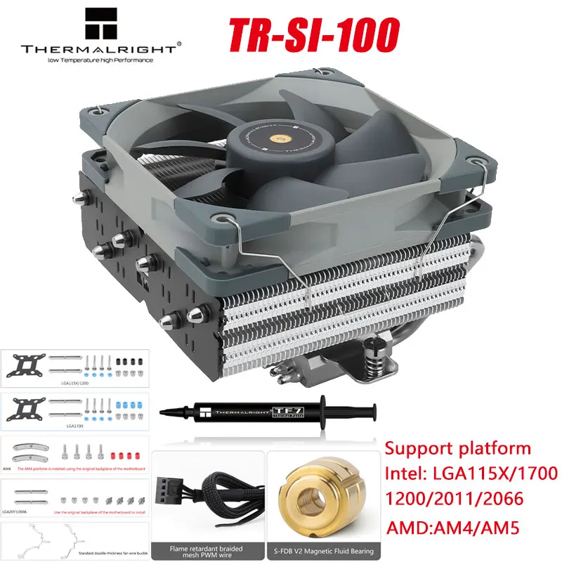 Thermalright-SI-100-Cooler-100mm-Height-6-Heat-Pipe-Radiator-Copper ...