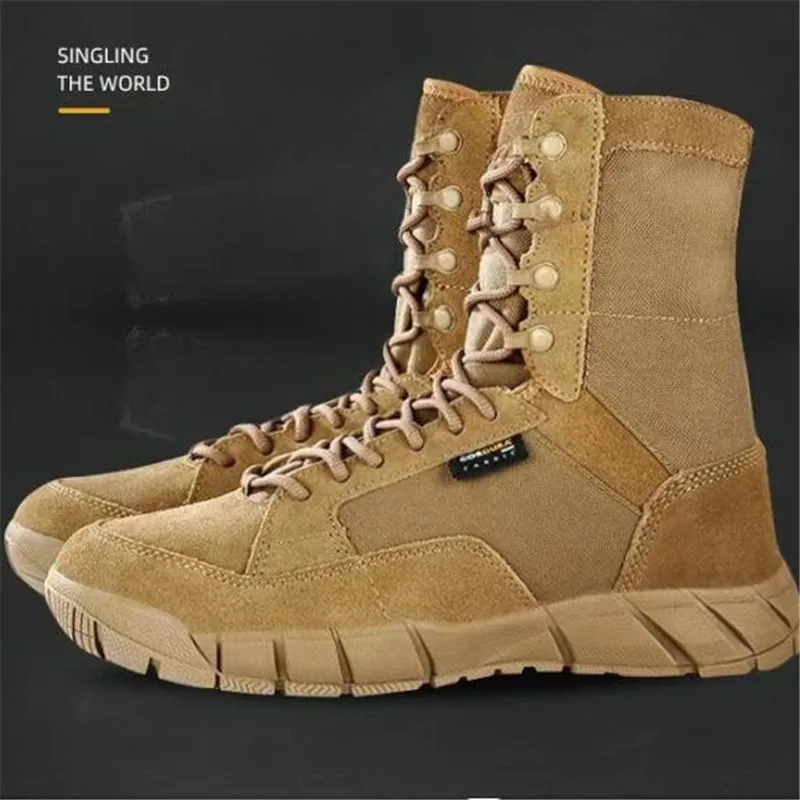 Summer Combat Boot Men Women Climbing Training Lightweight Waterproof ...