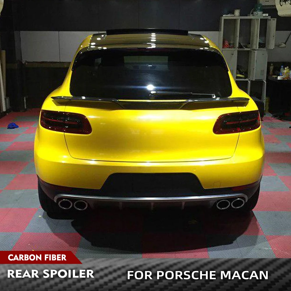 Car-Rear-Middle-Trunk-Spoiler-Boot-Wing-Spoiler-For-Porsche-Macan-2014 ...