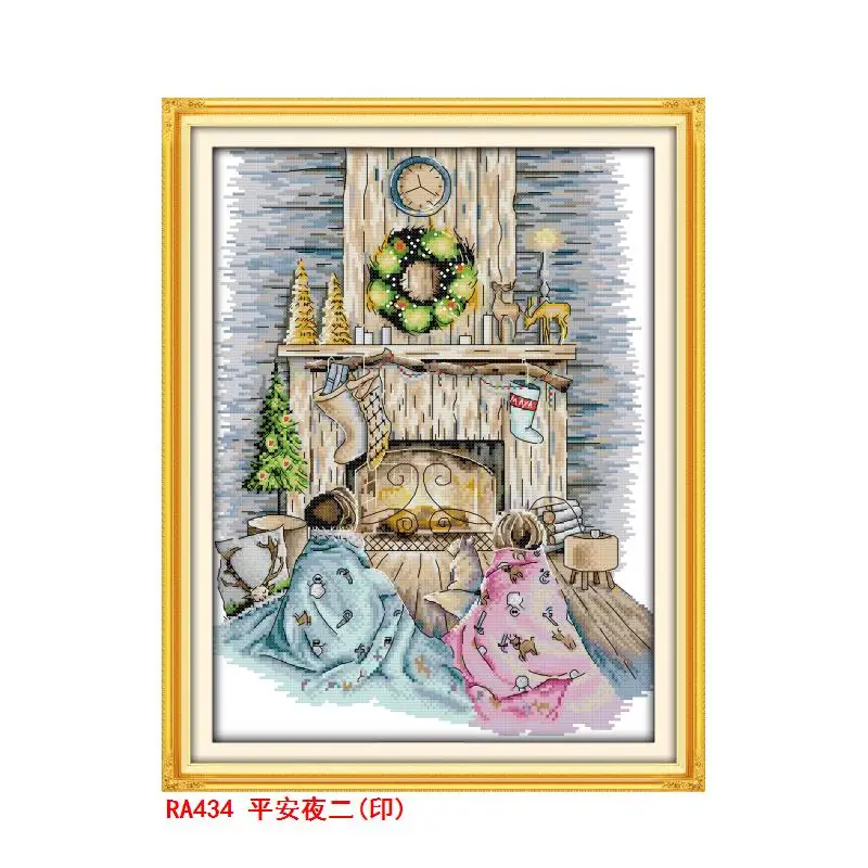 Christmas-Eve-2-cross-stitch-kit-aida-14ct-11ct-count-print-canvas ...