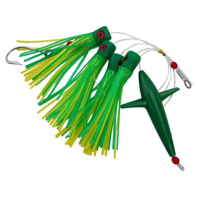 BLUEWING Fishing Daisy Chain Big Game Daisy Bird Bulb Squid Trolling ...