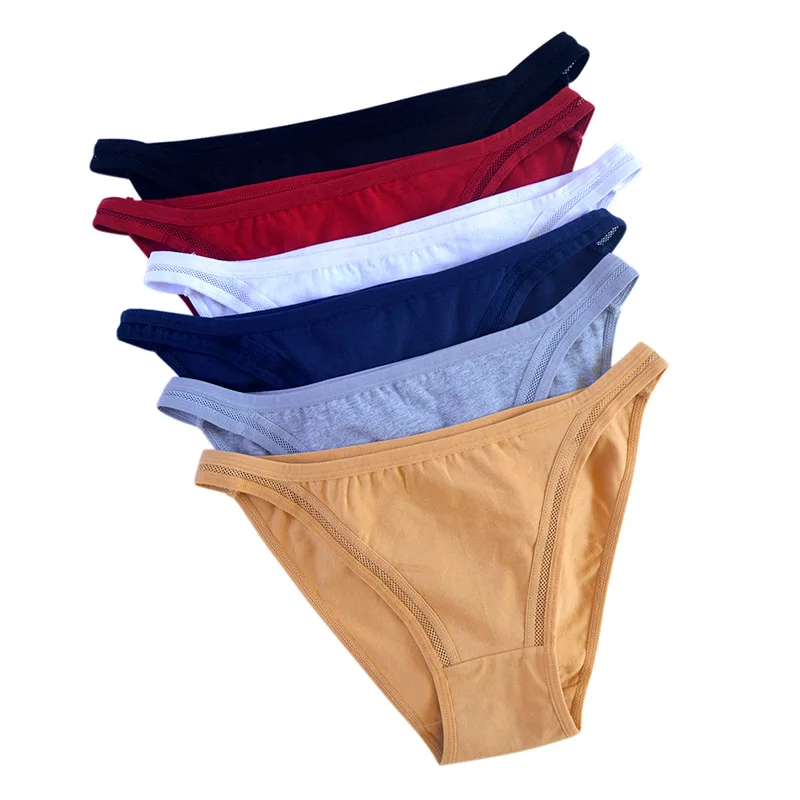 Cotton Panties Women Low Waist Panty Women's Underwear Female Briefs ...