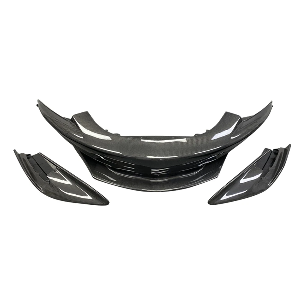 High gloss 600LT style carbon fibre body kit front bumper front lip ...