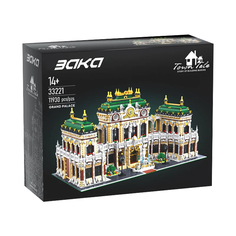IN STOCK 33221 MOC Idea Street View Luxurious Palace Building Blocks ...