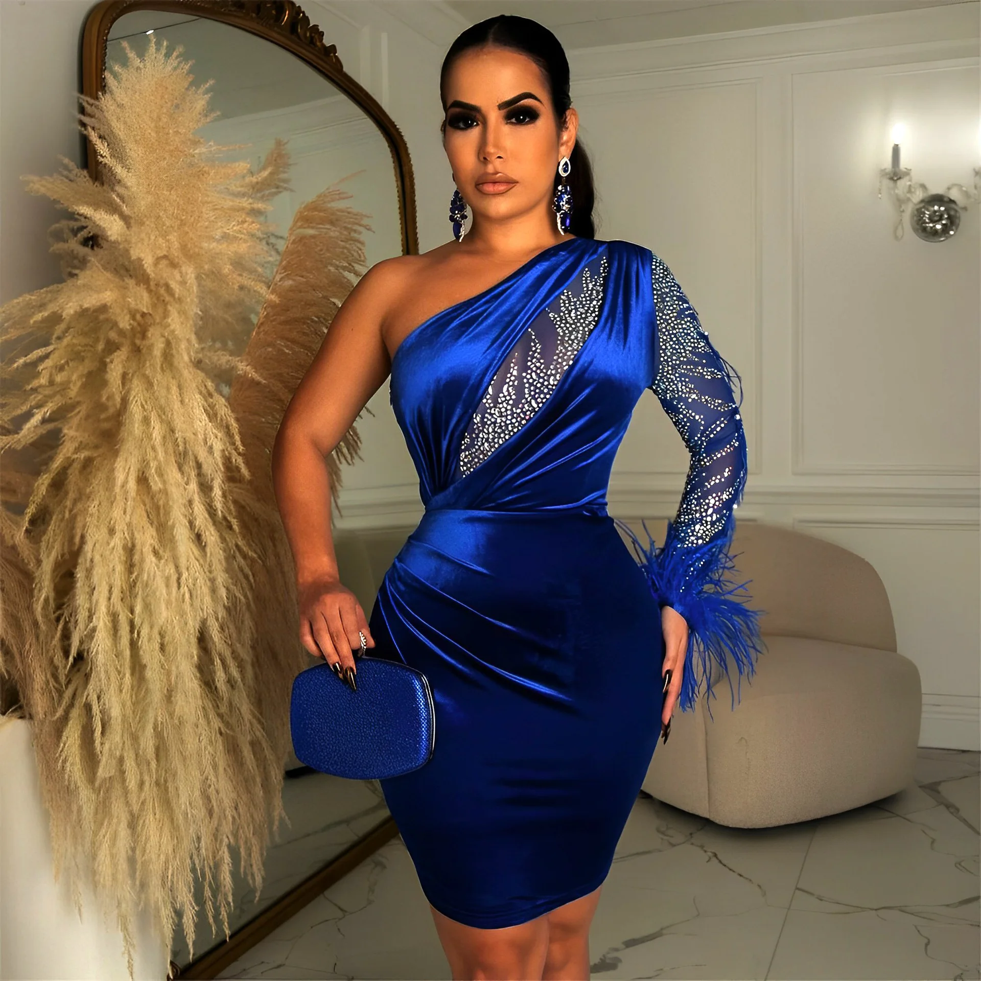 Royal Blue Club Dress