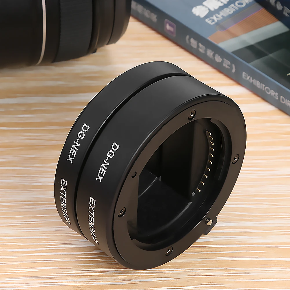 Auto-Focus-Macro-Extension-Tube-Ring-Set-10mm-16mm-for-Sony-NEX-E-Mount ...