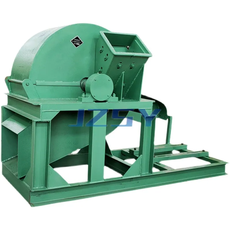 420 Model Commercial Electric Wood Branch Crushing Machine Waste Wood Material Crusher Equipment ...