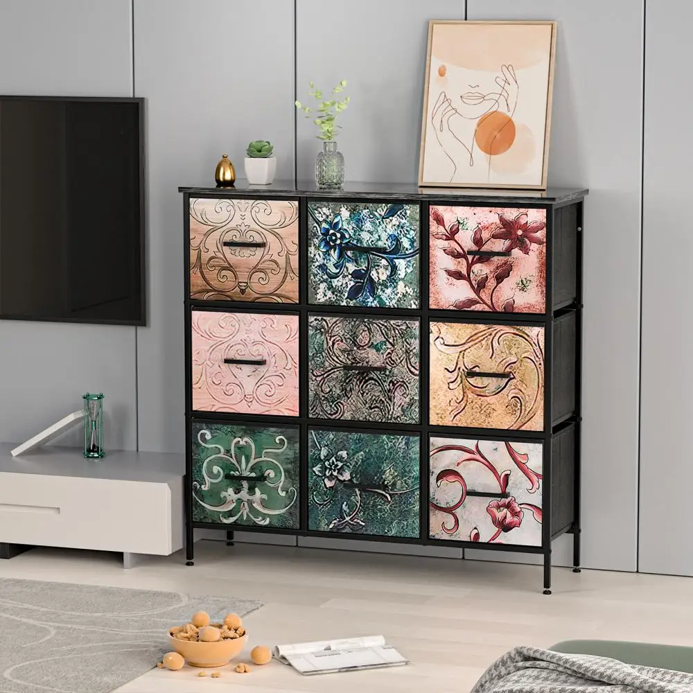 Portable-Storage-Cabinet-With-9-Removable-Fabric-Drawers-Chest-Of ...