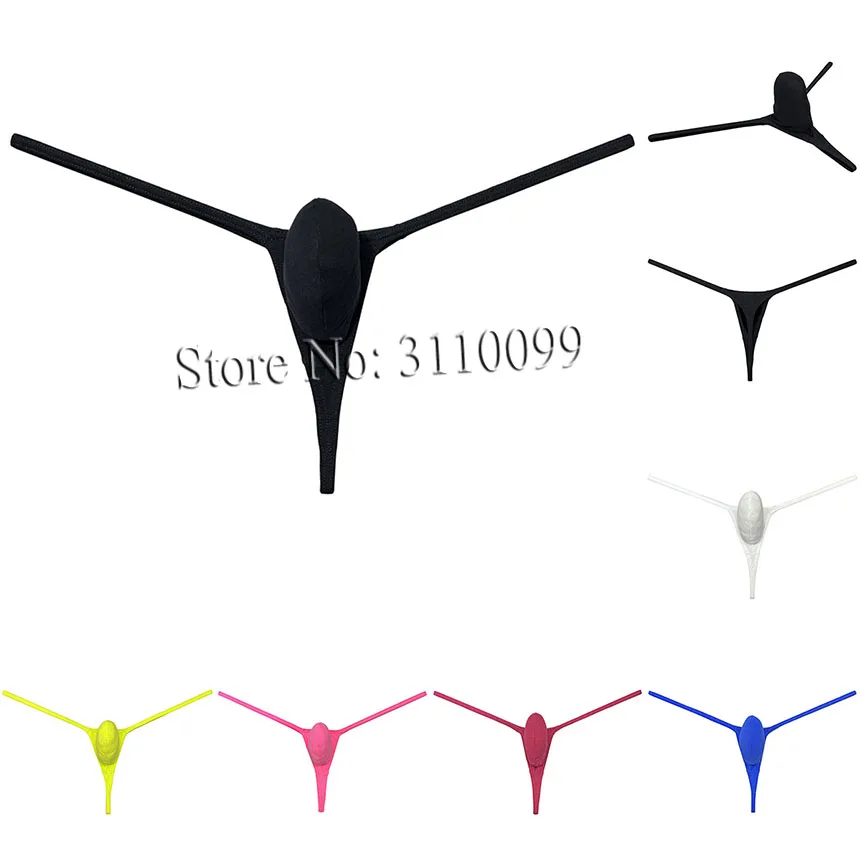 Men-s-Cotton-Micro-Thong-Pouch-String-T-back-Underwear-Bikini-Tanga ...