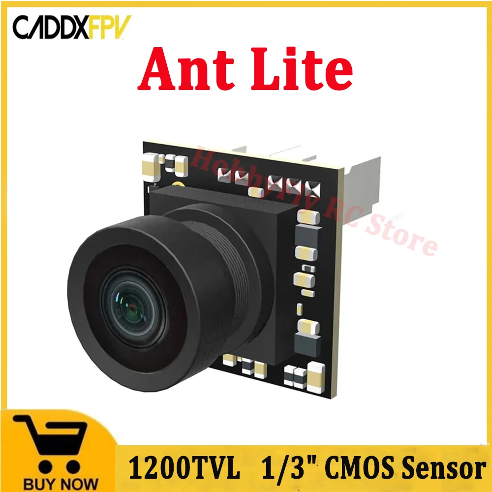 Caddx Ant Lite 1200TVL 1/3" CMOS PAL NTSC Switchable Nano FPV Camera 3 ...