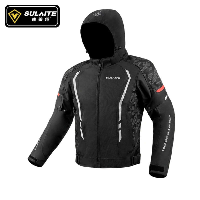 SULAITE Winter Motorcycle Jacket Men's Keep Warm Chaqueta Moto Jacket ...