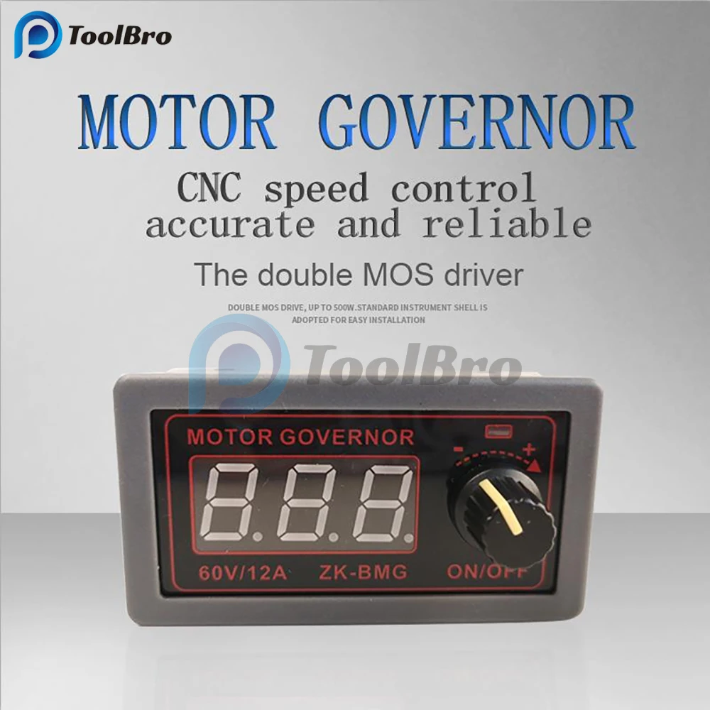 500W 20A High Power LED Digital DC Motor Speed Controller Governor ...