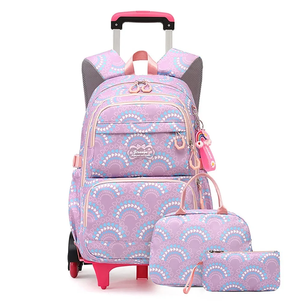 New-Children-Back-Pack-Orthopedic-School-Backpack-with-Wheels ...