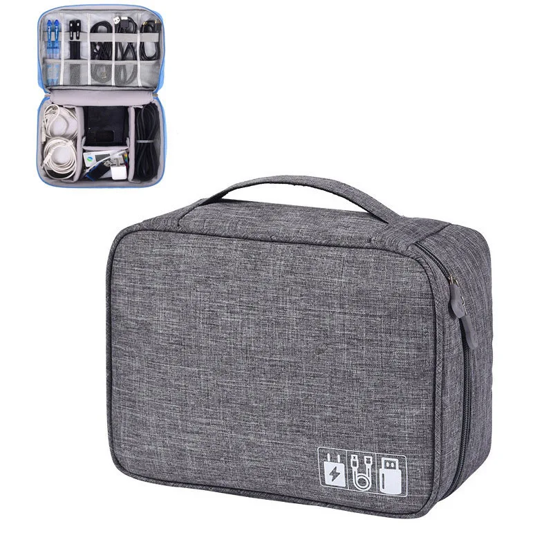 Digital-Storage-Bag-Cationic-Polyester-Multi-function-Data-Cable ...