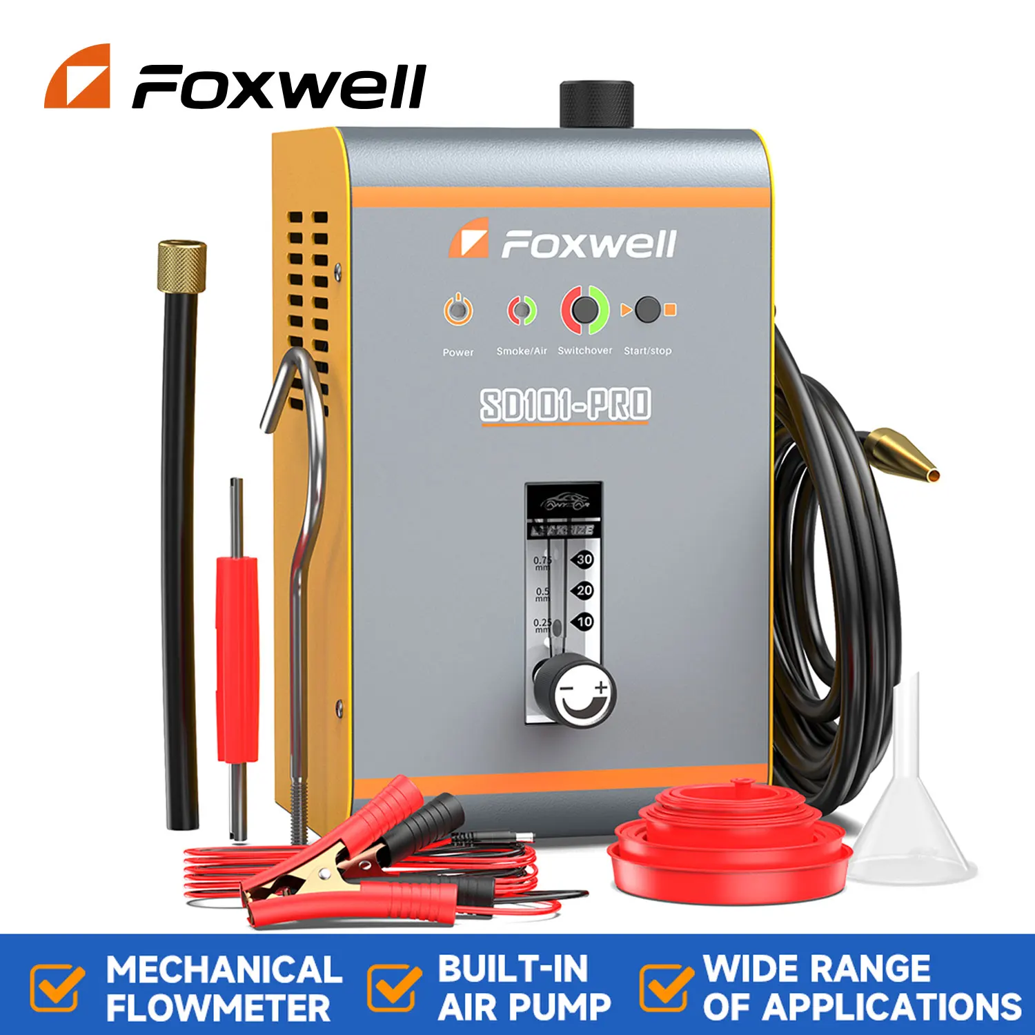 FOXWELL-SD101-PRO-EVAP-Smoke-Leak-Detector-Automotive-Built-in-Air-Pump ...