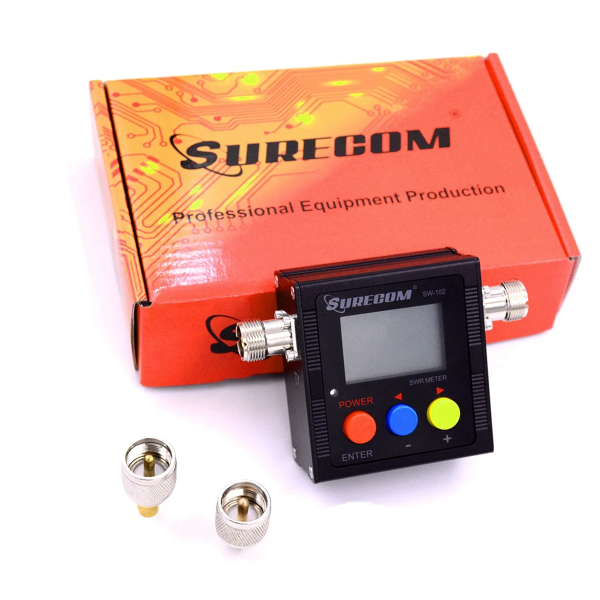 SURECOM-SW102S-SWR-Tester-Power-Frequency-Counter-SO239-125-525MHz-120W ...